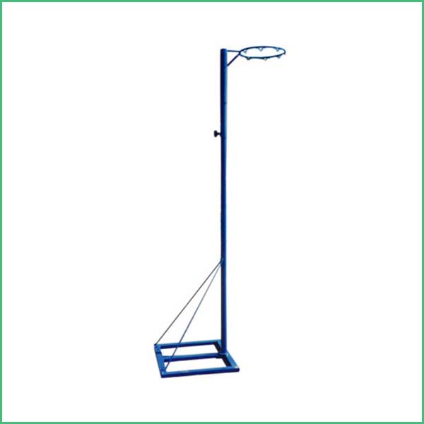 Netball Adjustable Post with Pole, Base, Ring & Net - Set of 2 ...