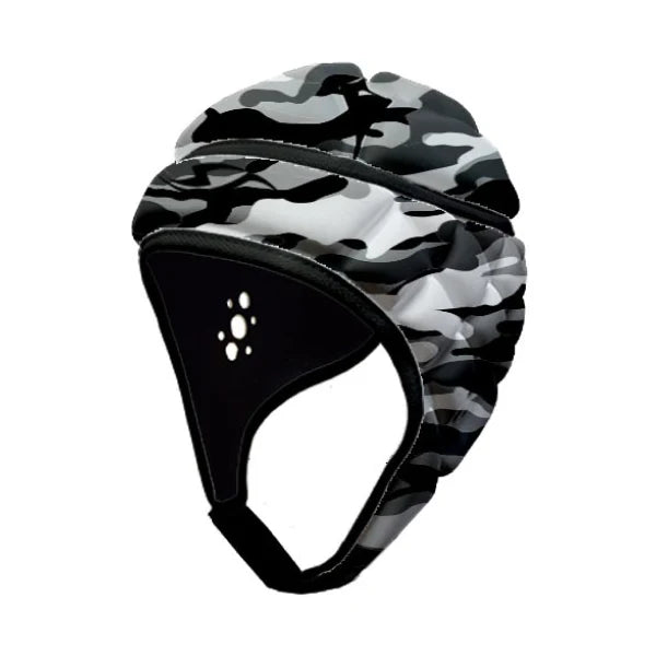 Scrum Cap / Headgear - Storm Force - Camo Black/White – Adtitude Sport